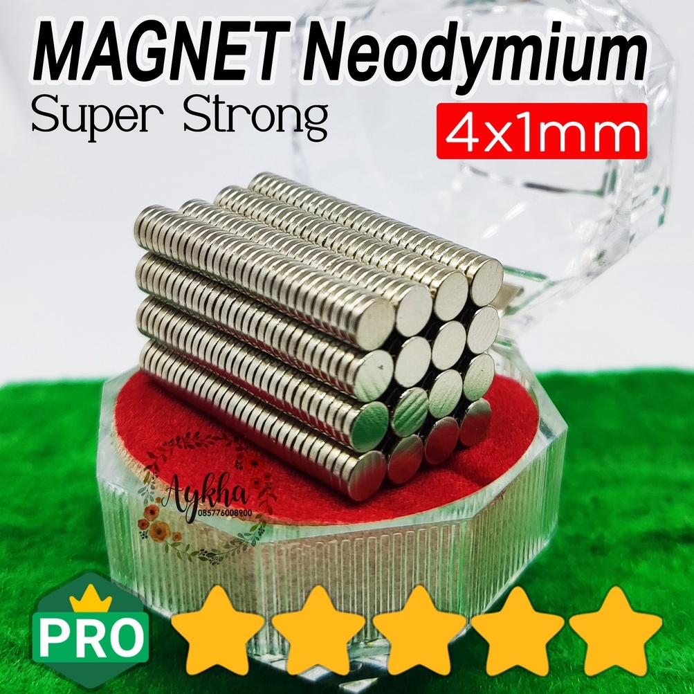 Jual MAGNET Neodymium Strong Super Sangat Kuat Silver Putih Bulat Koin ...