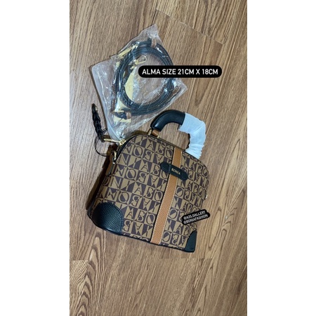 Jual Bonia Alma monogram | Shopee Indonesia