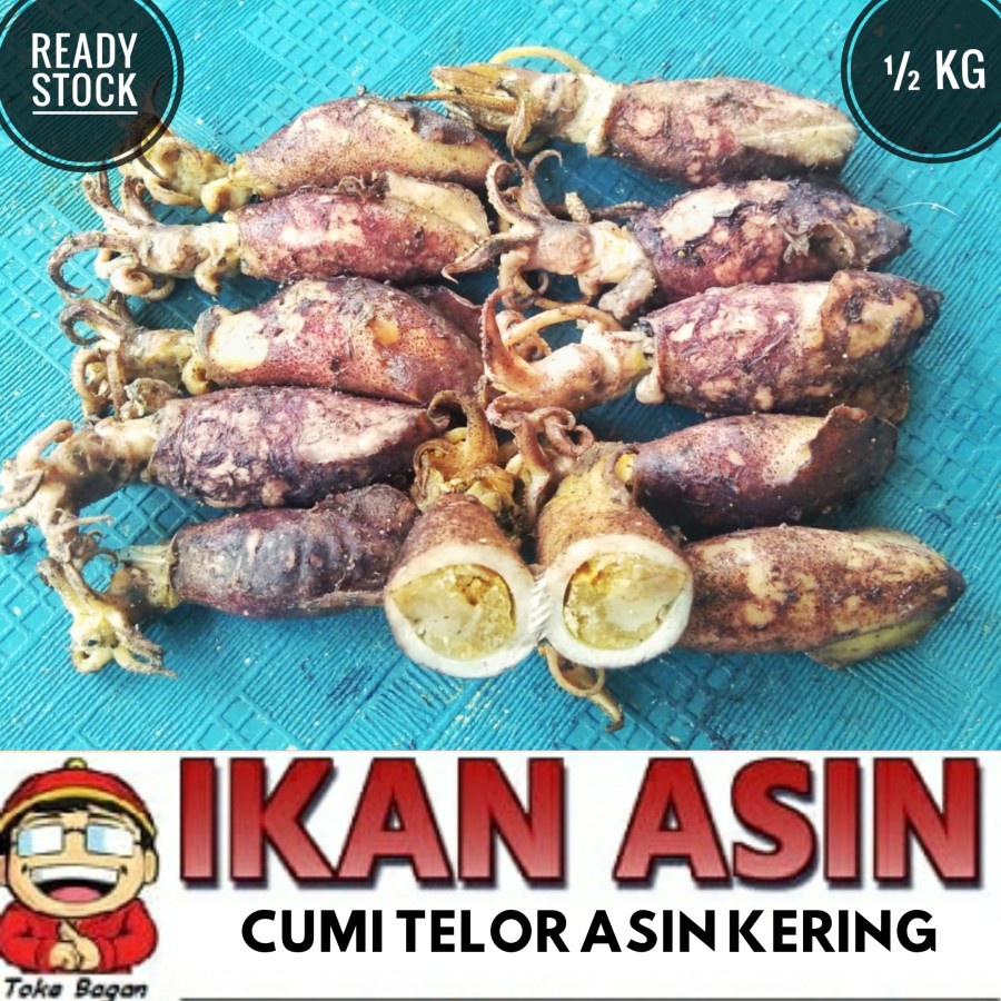 Jual CUMI TELOR ASIN KERING 500 gr cap TOKE BAGAN SIAPI API | Shopee ...