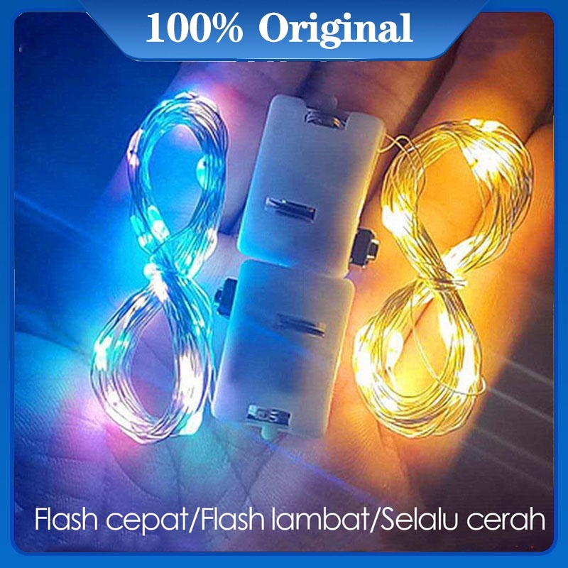 Jual Lampu Led Baterai Lampu Kawat Bobo Balon Lampu Tumblr Lampu Kawat ...