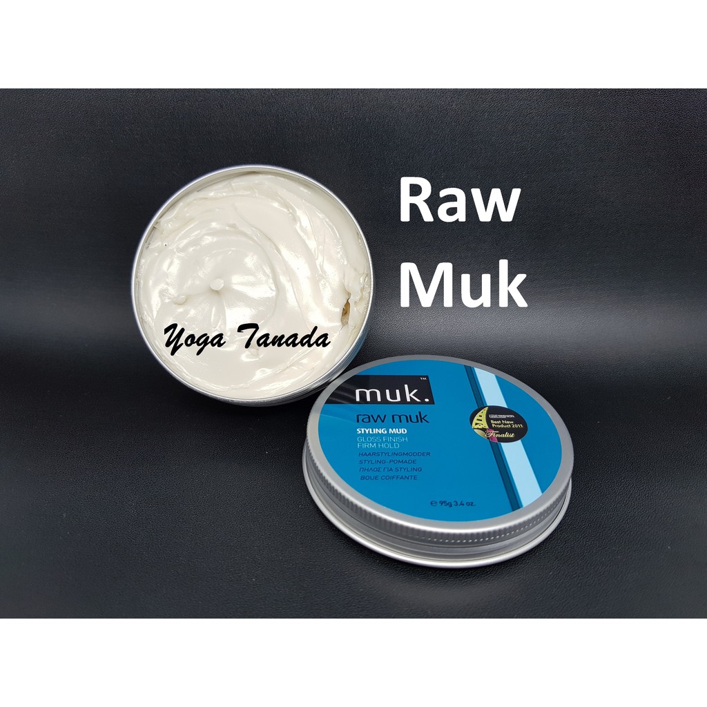Jual POMADE RAW MUK STYLING MUD HAIRMUD SHINE WATERBASED (FREE SISIR ...