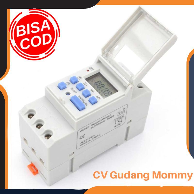 Jual Grosir Taffware Timer Programmable Time Switch Relay 16A 220V ...