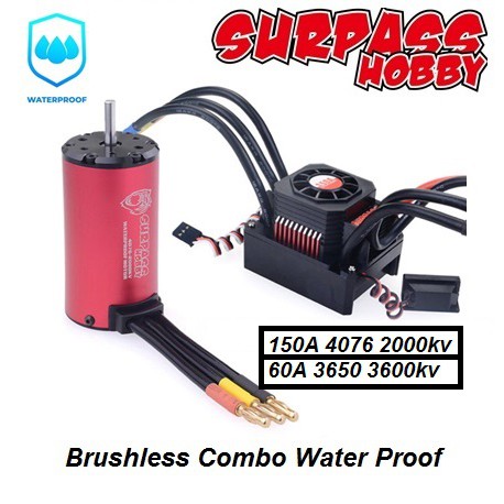 Jual Combo Surpass Motor ESC 35a 60a 80a 120a 150a Brushless Waterproof ...