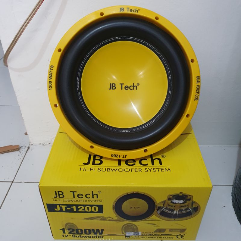 Jual Subwoofer JB Tech JT-1200 double coil 12 inch | Shopee Indonesia