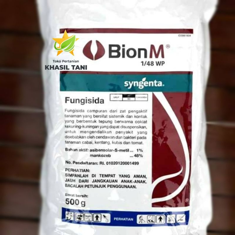 Jual Fungisida Bion M 1/48 WP Berat Bersih 500 g - Syngenta ...