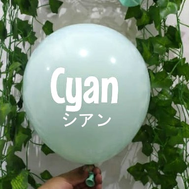 Jual CYAN Balon Latex Doff Warna Pastel / Colorful Balloon / Ulang ...