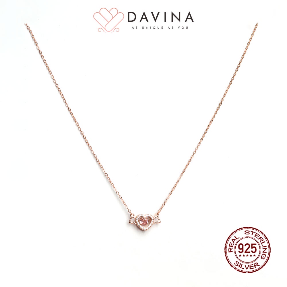 Buy Zavya Zavya 925 Pure Sterling Silver Rose Gold-Plated