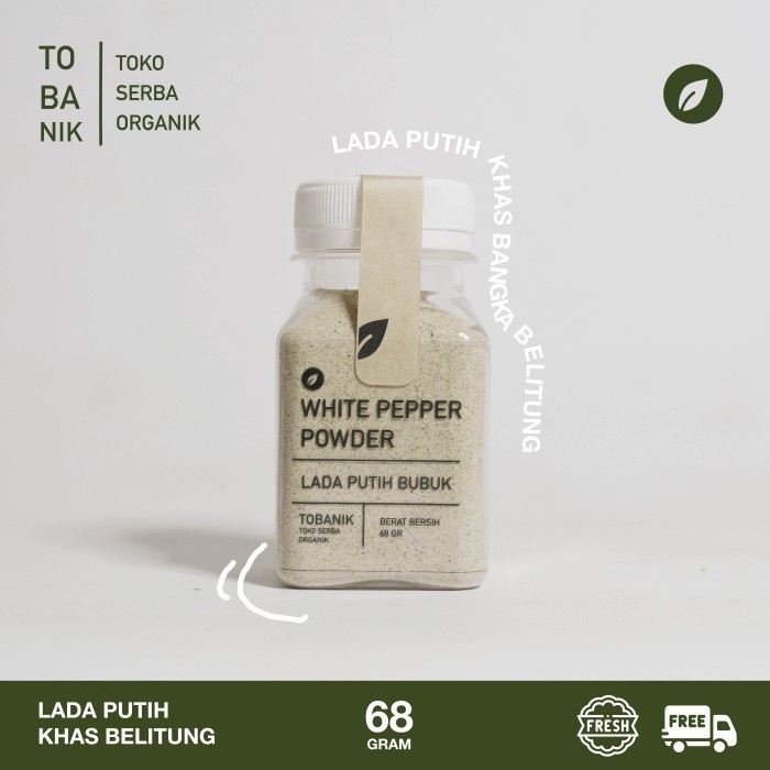 Jual Lada Putih Bubuk Khas Bangka 68 gram / White Pepper Powder ...