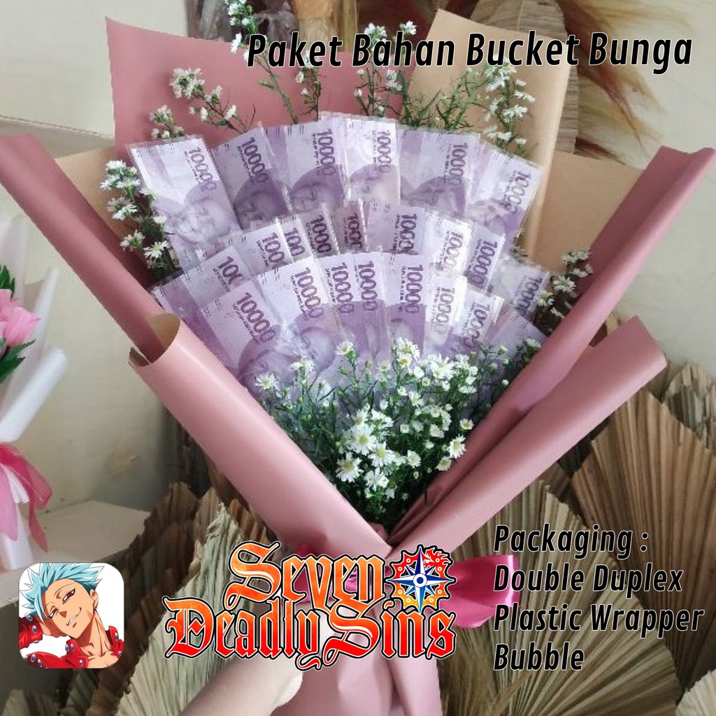 Jual Paket 10 - 50 Bahan Bucket Bunga [10000] | Shopee Indonesia