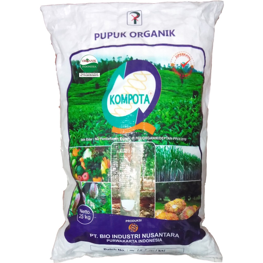 Jual Pupuk Organik KOMPOTA 25 kg | Shopee Indonesia