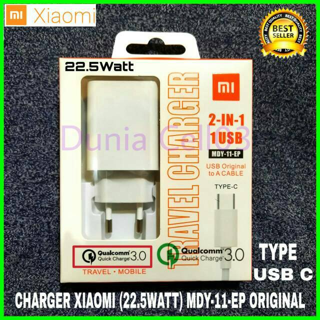 Jual Charger Xiaomi Redmi Note 9 Note 9S USB C (22.5Watt)Fast Charging ...