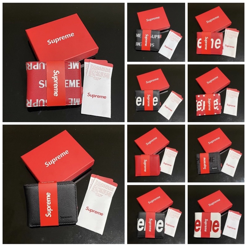 Jual SUPREME WALLET / DOMPET SUPREME FULLSET | Shopee Indonesia