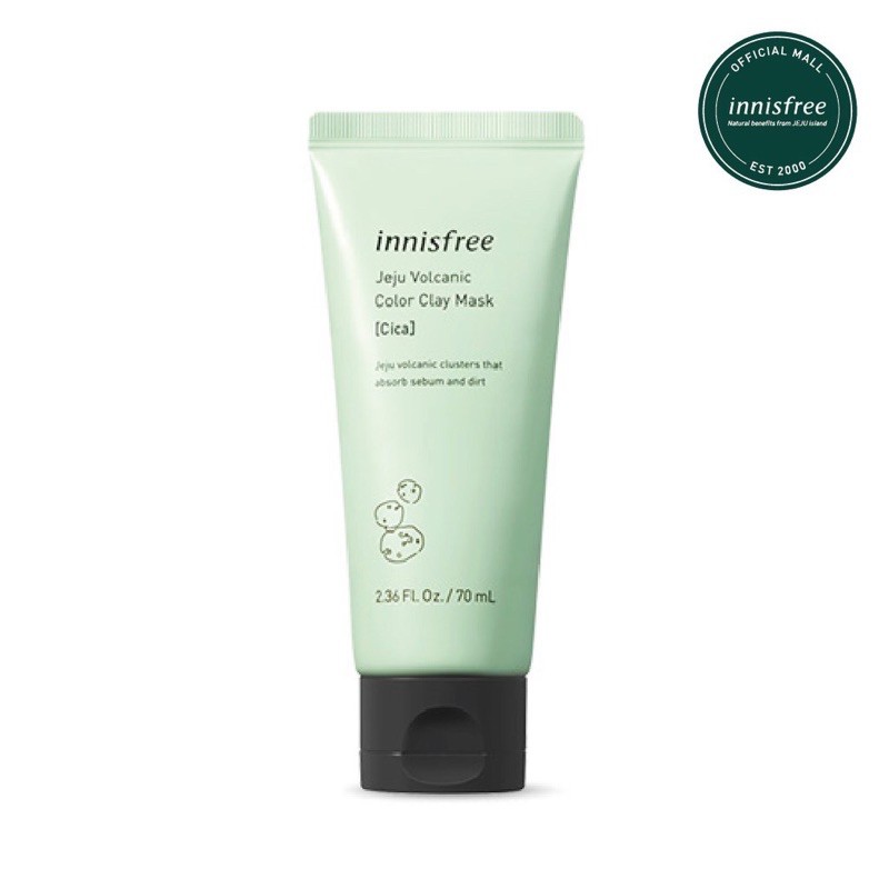 Jual Innisfree Jeju Volcanic Color Clay Mask Cica 70ml Original ...