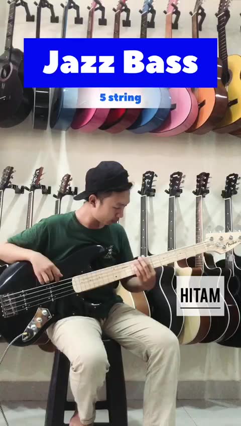 Jual Bass Elektrik Merk Fender Model Jazz Bass Senar 5 Warna Putih ...