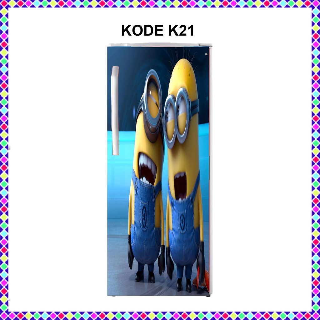 Jual Stiker Kulkas 1 Pintu Motif Minion | Shopee Indonesia
