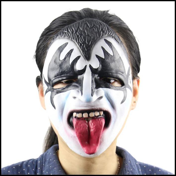Jual TOPENG LATEX SERAM KISS MASK KUBURAN BAND ZOMBIE VAMPIRE HALLOWEEN ...