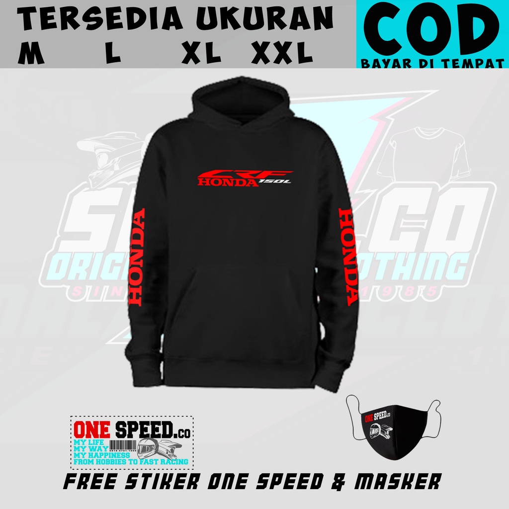 Jual Hoodie Sweater supermoto Motor CRF Trail Supermoto Berkendara ...