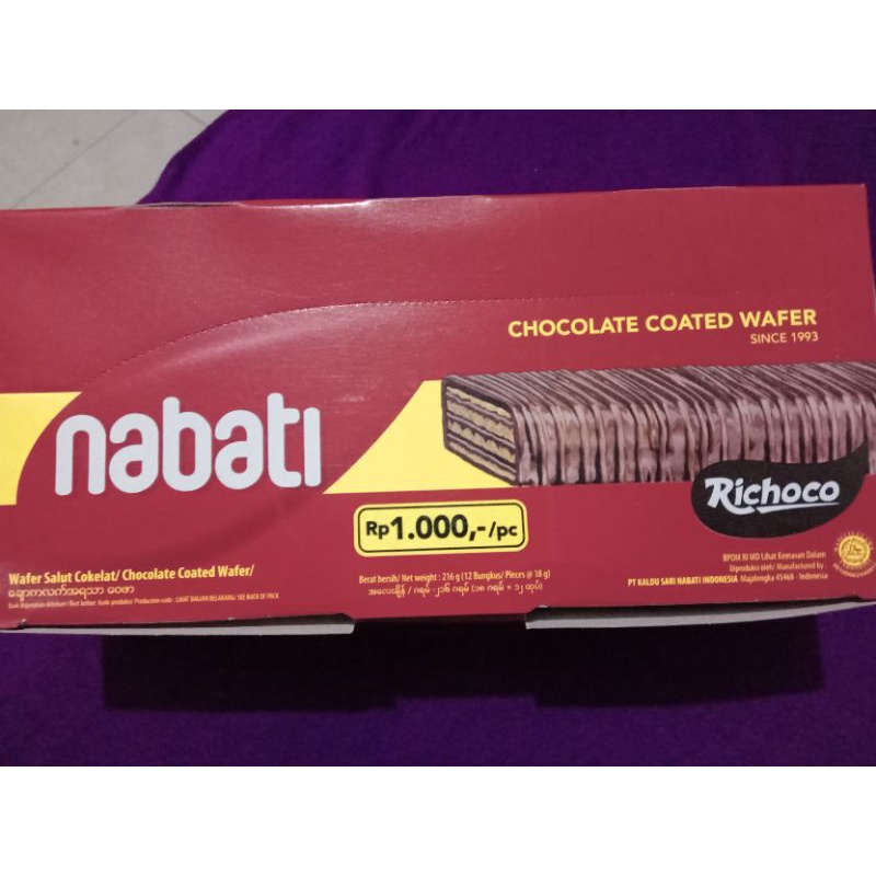 Jual Nabati chocolate coated wafer | Shopee Indonesia