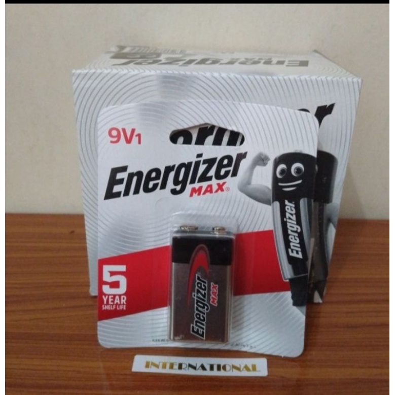 Jual BATERAI ALKALINE ENERGIZER 9V BATTERY KOTAK 9V | Shopee Indonesia