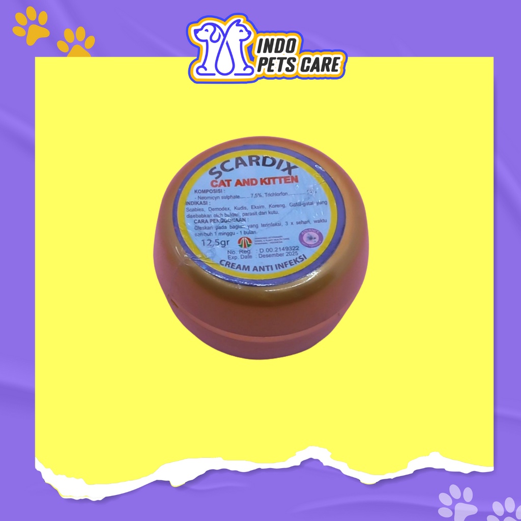 Jual OBAT GATAL KUCING - SCARDIX CAT SALEP 12.5 GRAM - KRIM GATAL ...