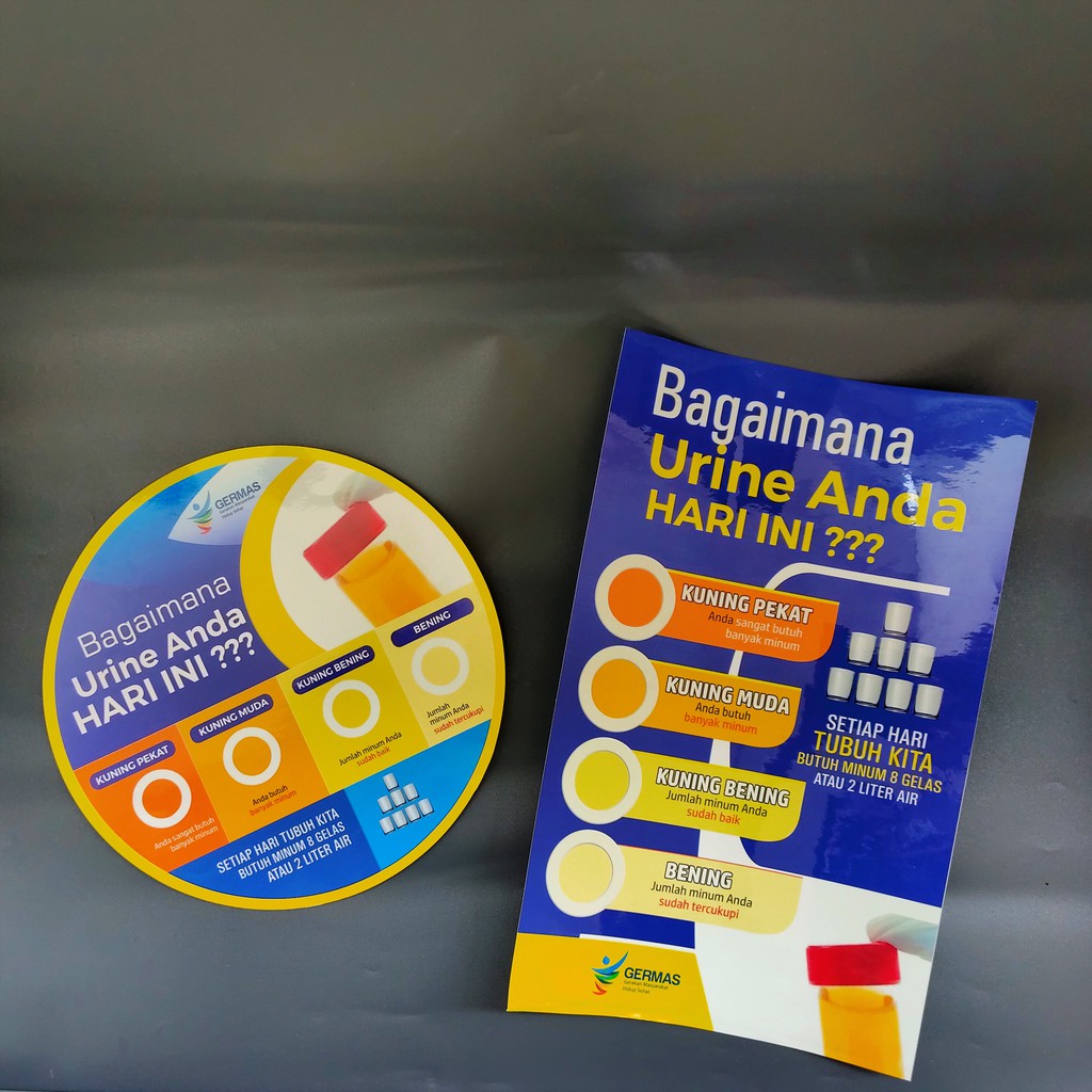 Jual Stiker Indikator Urine | Stiker Vinyl Indikator Warna Urine ...