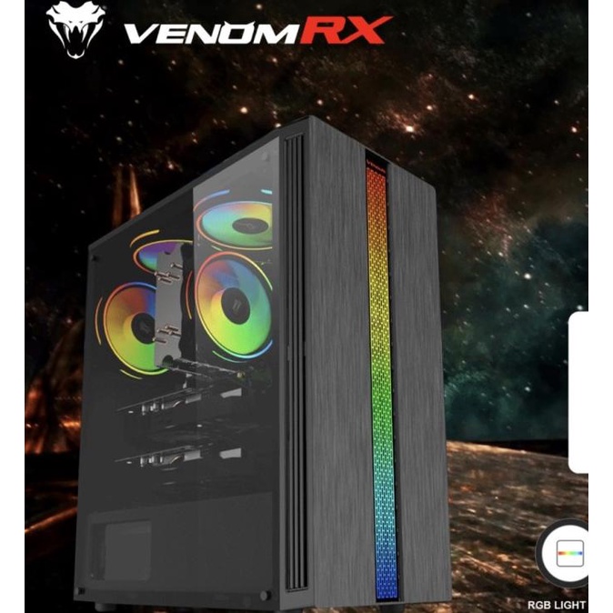 Jual VENOMRX LOKI RGB MATX CASING CASE PC GAMING DFG64651E | Shopee ...