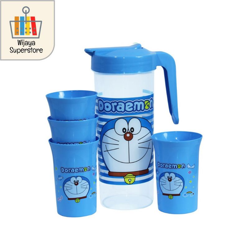 Jual Teko set gelas - teko gelas motif karakter | Shopee Indonesia