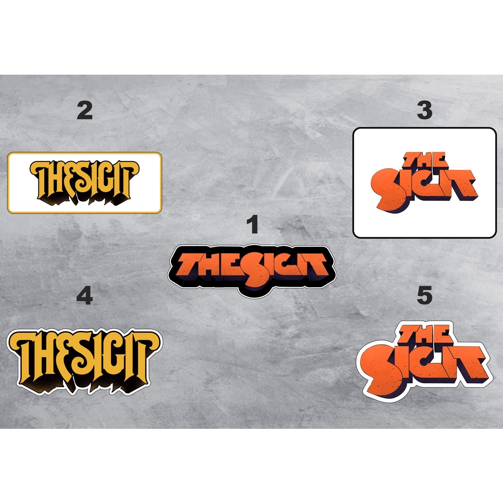 Jual STICKER BAND INDIE - STIKER CASE - STICKER AESTHETIC - STICKER ...