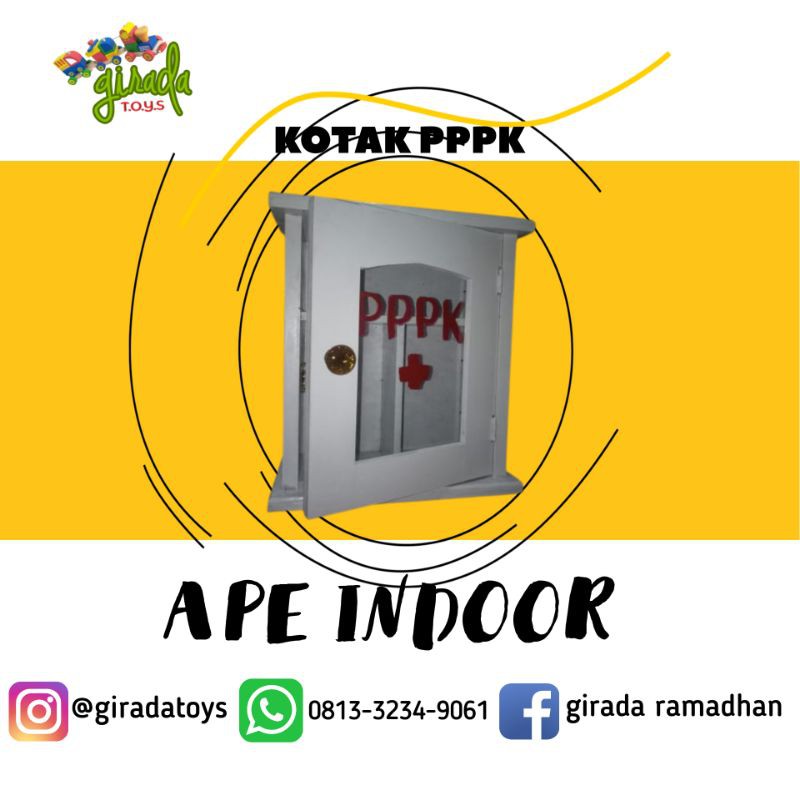 Jual KOTAK P3K/KOTAK OBAT/APD/MAINAN KAYU/APE/ALATPERAGA | Shopee Indonesia