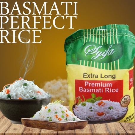 Jual Extra Long Basmati Rice 5 Kg Beras Basmati 5kg - Syifa Herbal 5000 ...