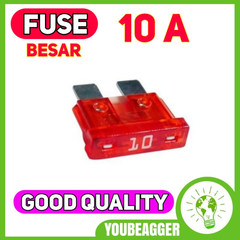 Jual Sikring Fuse 10A besar | Shopee Indonesia