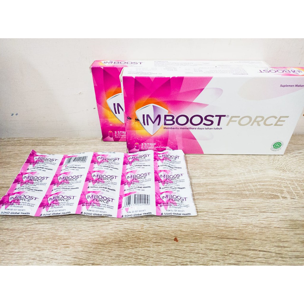 Jual IMBOOST TAB DAN FORCE TAB - SUPLEMEN UNTUK DAYA TAHAN TUBUH ...