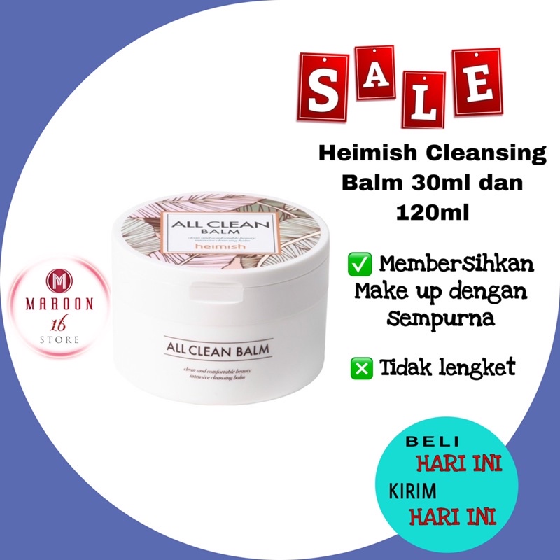 Jual Heimish All Clean Balm Cleansing Balm full size | Shopee Indonesia