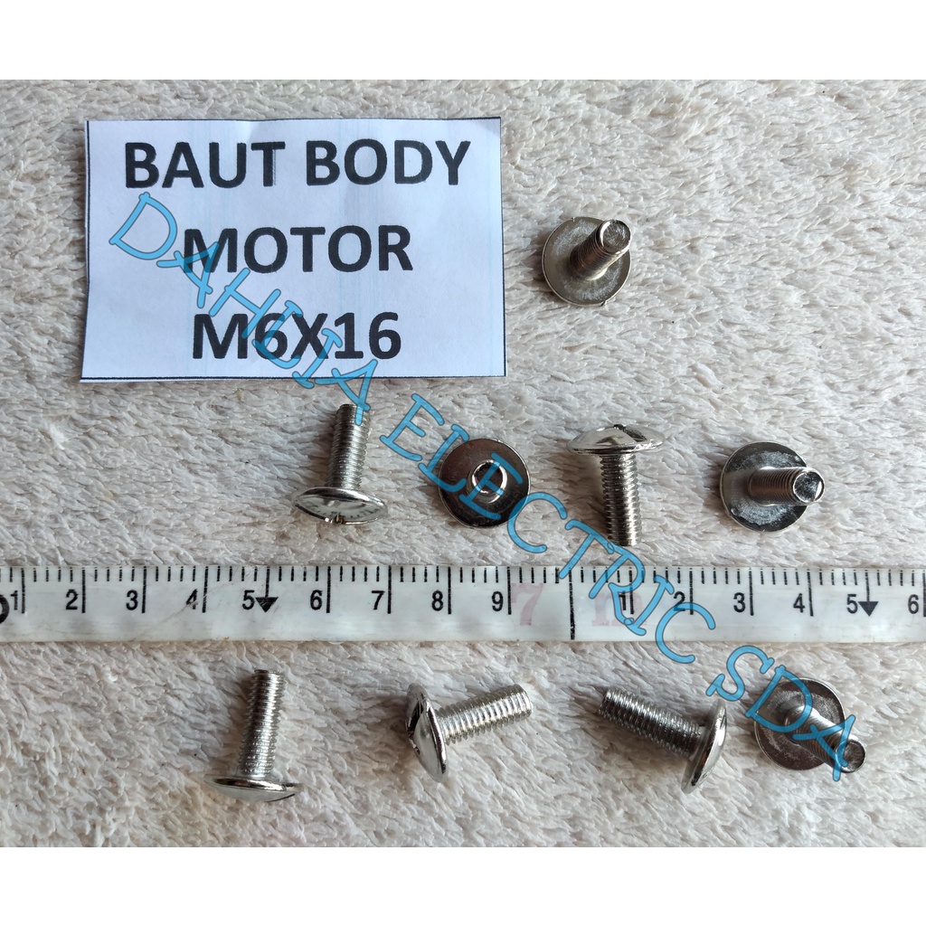 Jual BAUT BODY MOTOR M6X16 | Shopee Indonesia