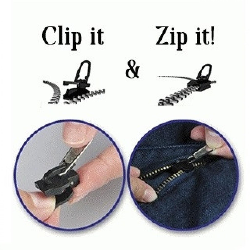 Jual Alat perbaiki Resleting Clip and Zip - Fix A Zipper as seen on TV ...