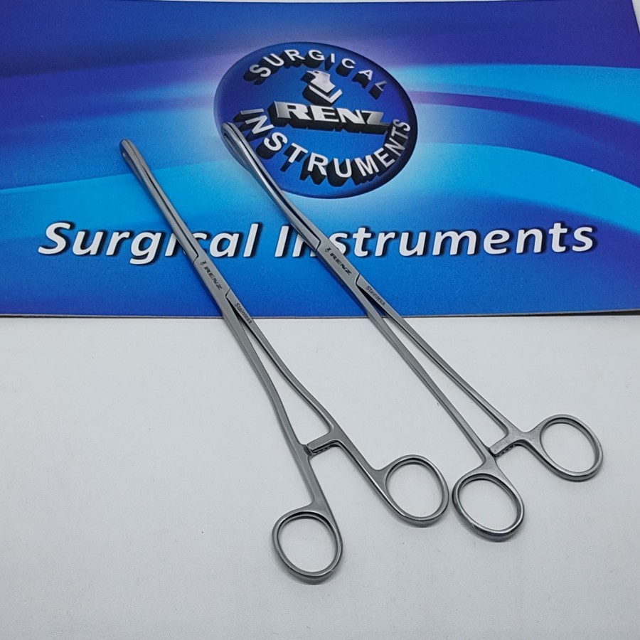 Jual Alat Medis Alkes Rampley Sponge Holding Forcep 25cm|Renz Surgical | Shopee Indonesia