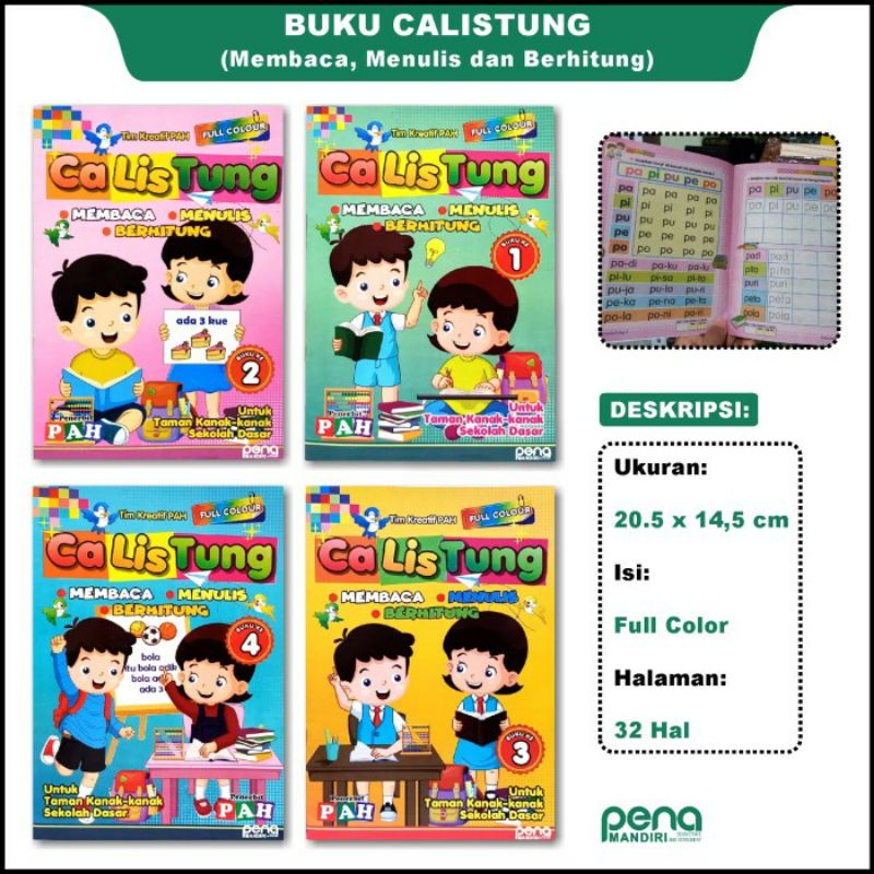 Jual Buku tk paud calistung PAH 32 halaman - Buku Calistung Murah ...