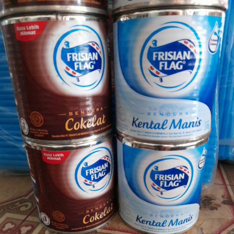 Jual Susu bendera kaleng frisian flag biru putih coklat | Shopee Indonesia