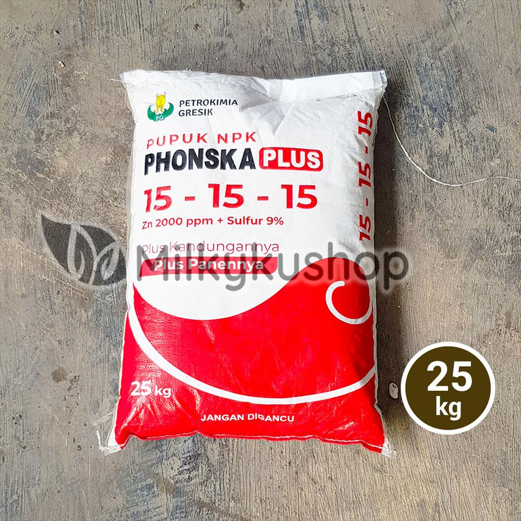 Jual PUPUK NPK PHONSKA PLUS 15 15 15 KEMASAN PABRIK 25 KG VIA GOSEND ...