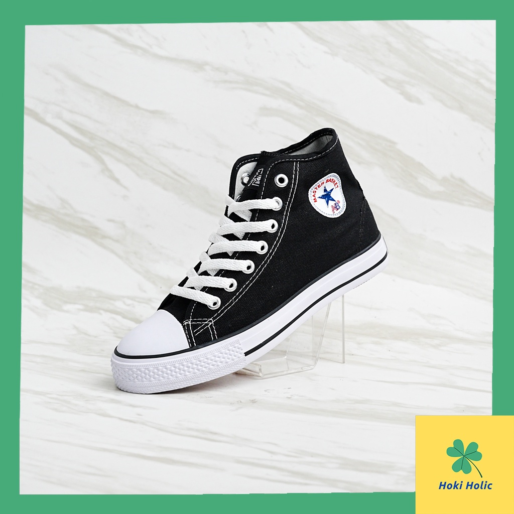 Jual Sepatu Master Basket / Sepatu MB Hitam Putih Size 31-45 Original ...