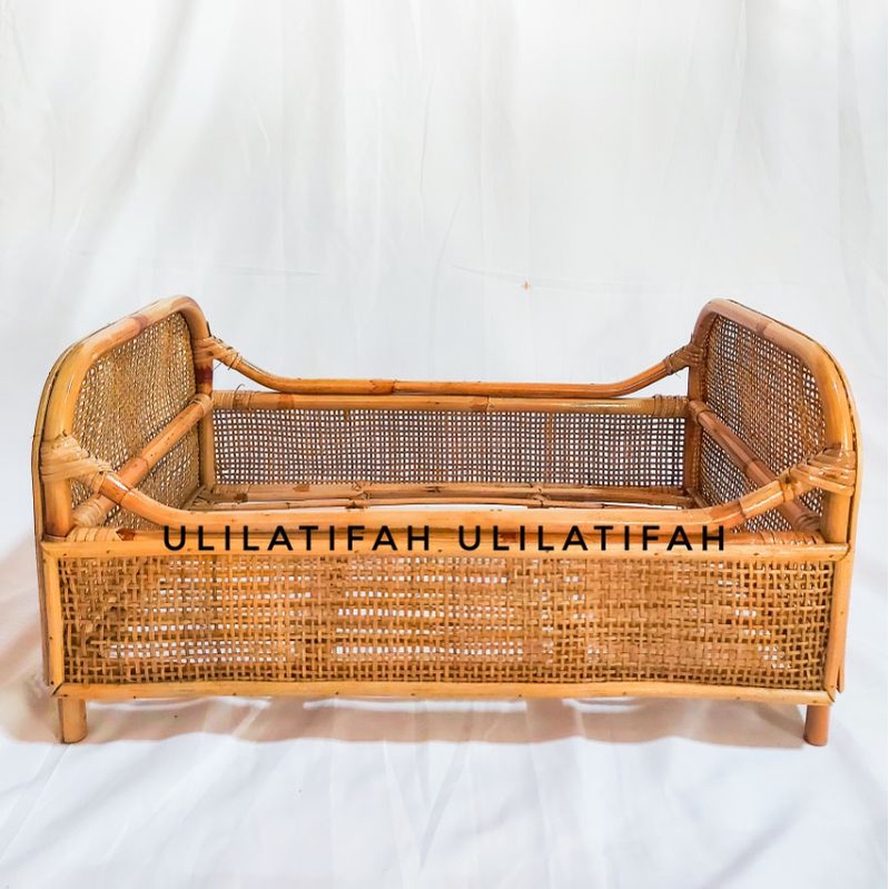 Jual Bed Rotan Properti Foto Bayi Newborn Type Bed Besar Rattan Webbing ...