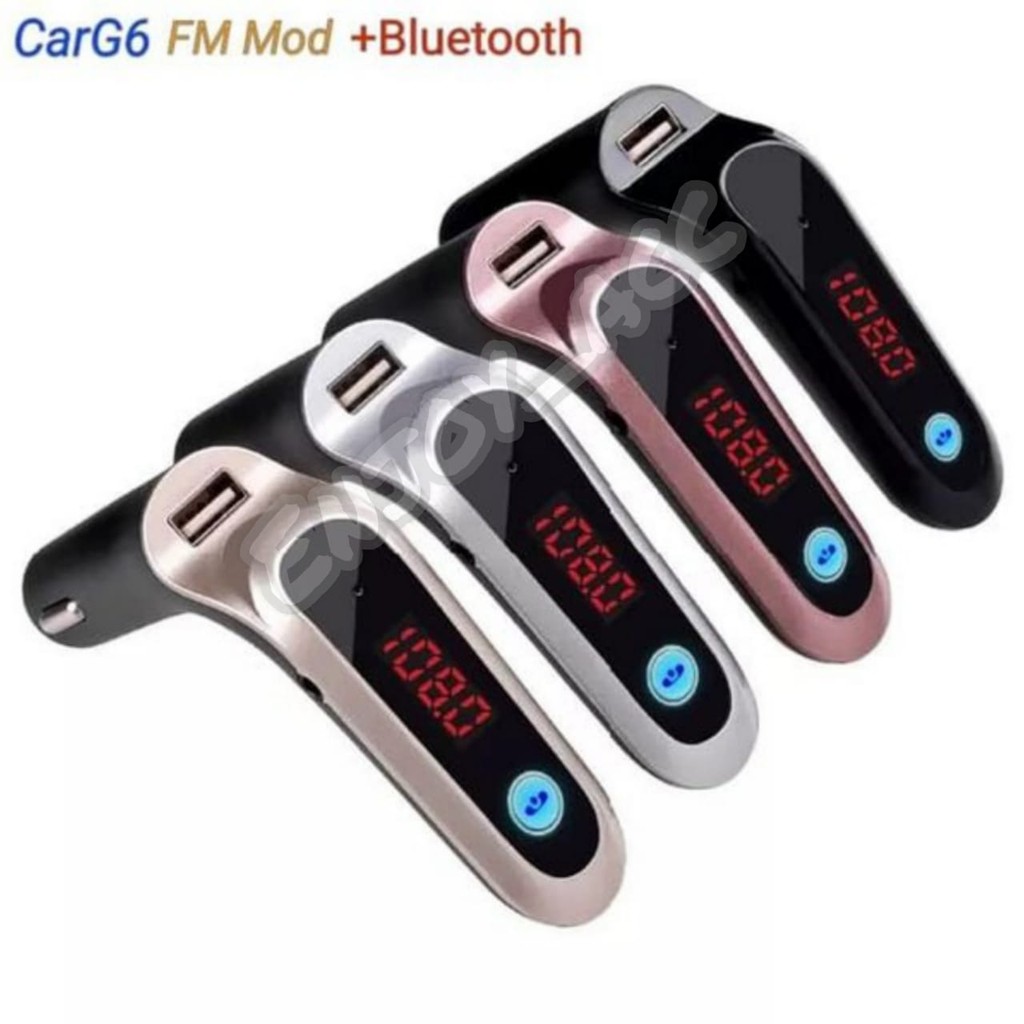 Jual Carg6 Modulator Car 6 Charger FM Mp3 Player Bluetooth Wireless ...