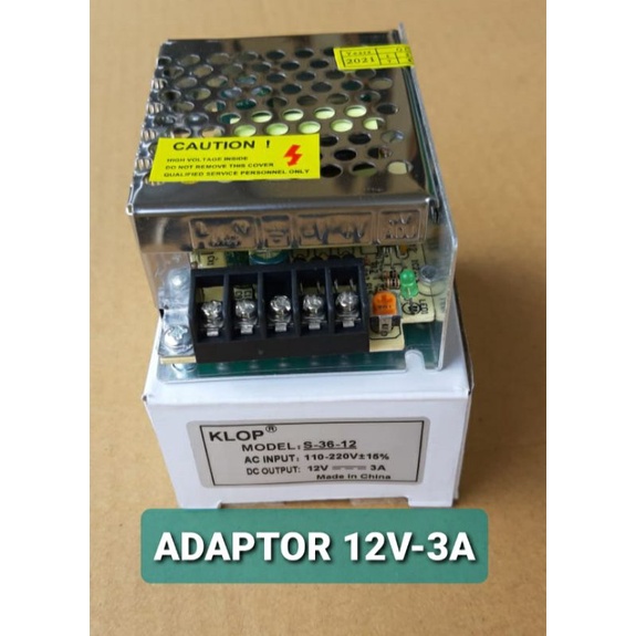 Jual ADAPTOR SWITCHING 12V 3AMPER JARING | Shopee Indonesia