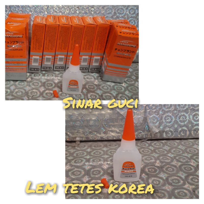 Jual Lem tetes lem korea besi power glue botol cair | Shopee Indonesia