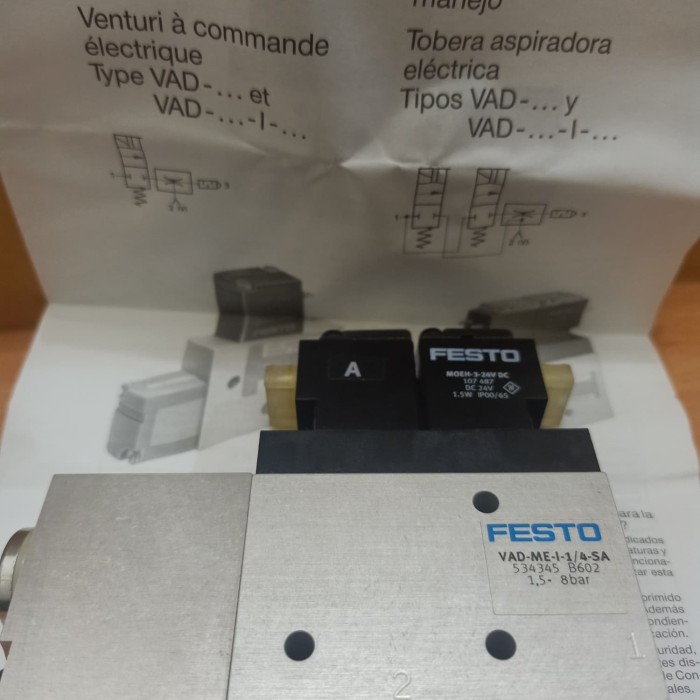 Jual Vacum generator FESTO VAD-ME-I-1/4-SA #35532 (ORI GERMANY) | Shopee Indonesia