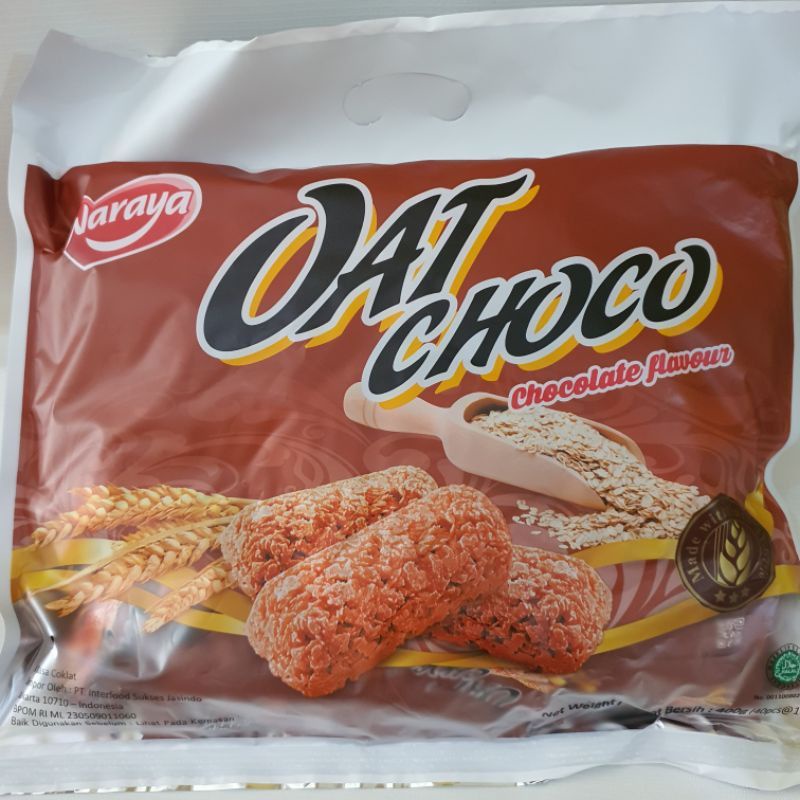 Jual Naraya Oat Choco / Naraya Oat / Snack Gandum / Sereal Oat Original ...