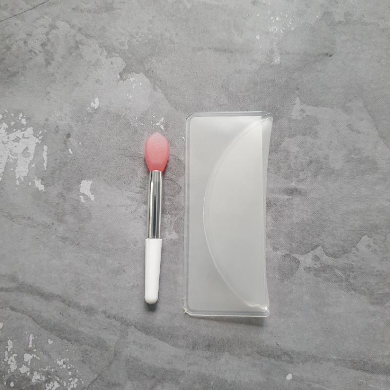 Jual Kuas spatula aplikator masker bibir silikon / brush aplicator lip ...