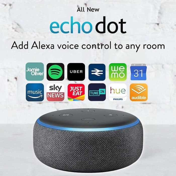 Jual All-new Echo Dot (3rd Gen) Smart speaker Alexa | Shopee Indonesia