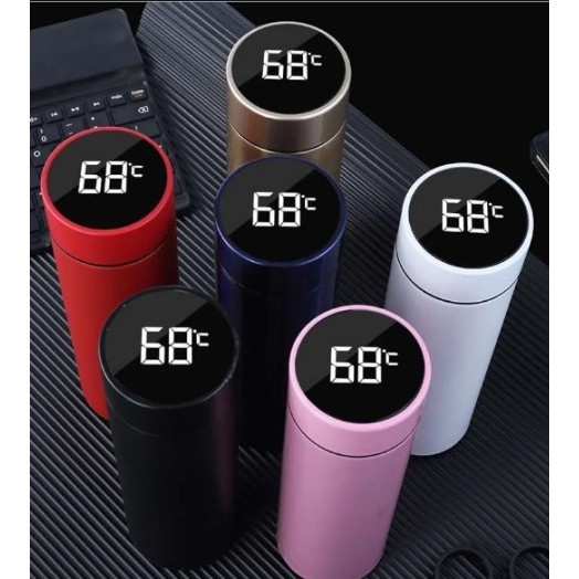 Jual THERMOS STAINLESS " SUHU LED "500 ML TERMOS SUHU / BOTOL AIR MINUM ...