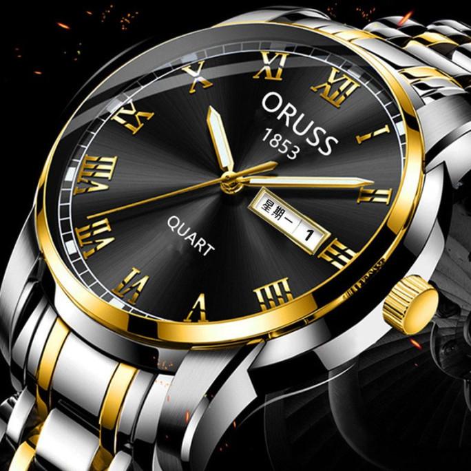 Jual Jam Tangan Pria Anti Air Original ORUSS Analog Angka Romawi ...